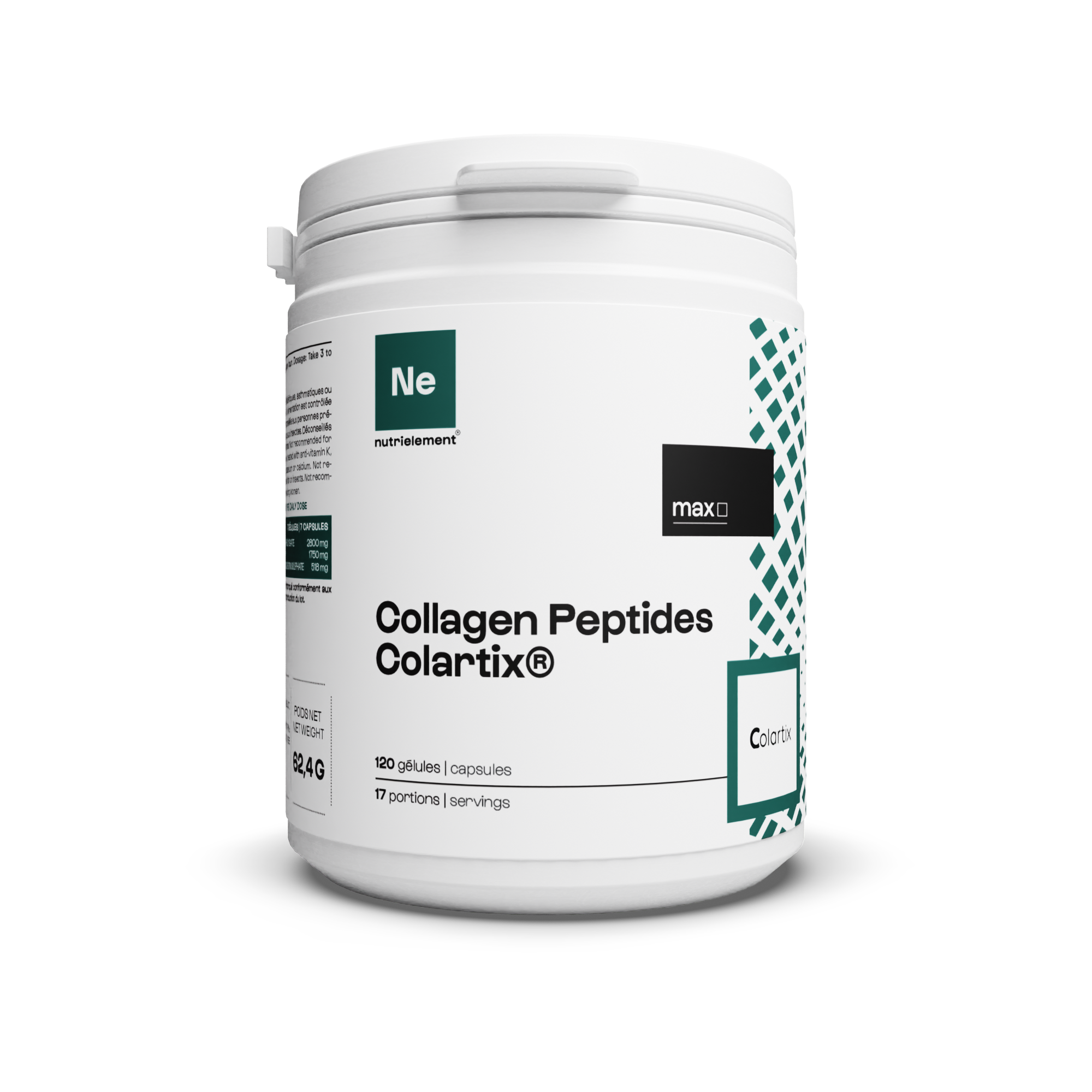 Péptido de colágeno peptan®ii (COLARTIX) en cápsulas – Nutrimuscle